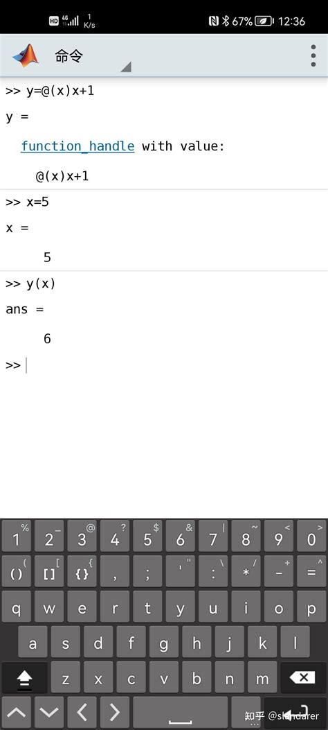 Matlab给了自变量的数字，函数结果还是表达式？ 知乎