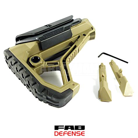 FAB Defense GL-CORE CP with cheek, army black buttstock | Armyman s.r.o.