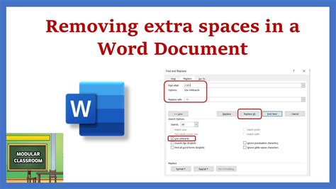 Removing Extra Spaces In A Word Document Youtube