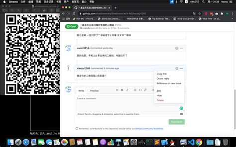 一直显示无法扫描到有效的二维码 Issue shadowsocks ShadowsocksX NG GitHub