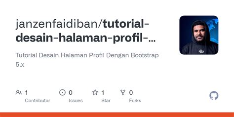 Github Janzenfaidibantutorial Desain Halaman Profil Dengan Bootstrap