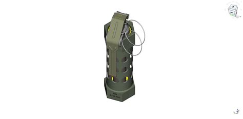 Flashbang Grenade M84 Clone 3d Printable Free 3d Model 3d Printable