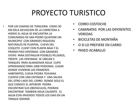 Ppt Proyecto Turistico Powerpoint Presentation Free Download Id