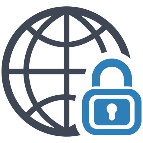 Internet Protection Security International Network Web World Icon