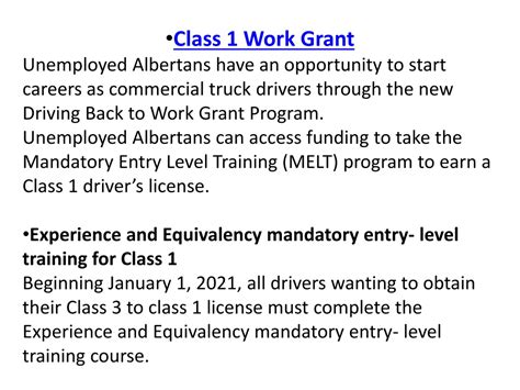 Ppt Professional Class 3 Training Program In Edmonton Powerpoint