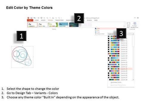 simple euler diagram for analysis flat powerpoint design powerpoint