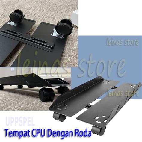 Jual Tempat Cpu Dengan Roda Cpu Stand Rak Cpu Beroda Shopee Indonesia