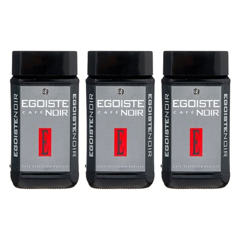 Кофе растворимый Egoiste Noir сублимированный, 3 шт по 100 г купить на ...