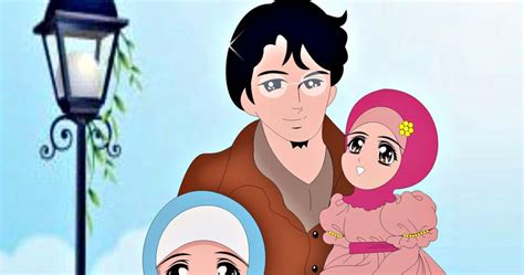 Animasi Gambar Kartun Keluarga 2 Anak Perempuan : Baru 30++ Gambar Kartun Ibu Ayah Dan Anak ...