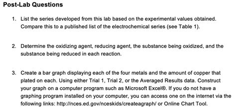 data sheet table 3 trial 1 data metal filter paper
