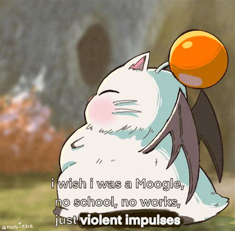 Moogle Art By Rookiebe Rffxiv