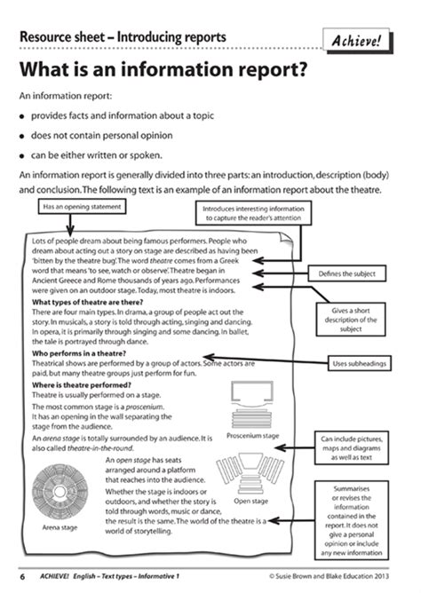 Achieve English Text Types Informative Book 1 Information