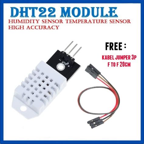 jual dht22 am2302 temperature humidity sensor suhu kelembaban modul
