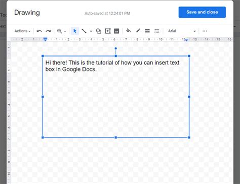 How To Add Text Box In Google Docs
