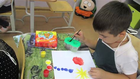 1 С класс на уроке рисования Youtube