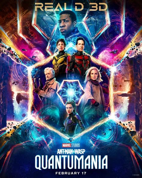Ant Man And The Wasp Quantumania Poster Shows The Quantum Realm In 3d