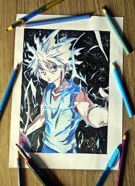 Killua Zoldyck Kanmuru Mode By Icarolq On Deviantart
