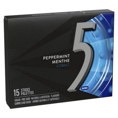 Five Peppermint Cobalt Gum Quality Foods