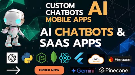 develop ai chatgpt mobile app or website ai saas app ai chatbot ai