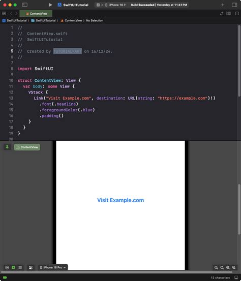 Swiftui Link Syntax And Basic Examples 4