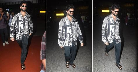 Vijay Deverakonda Is Back From Maldives In His Chappal Swag Quirky