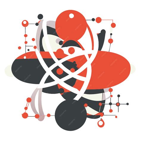 Premium Vector Atomic Structures And Their Interactions Vector Illustration Flat 2