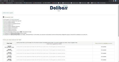 Dolibarr Redirecting To Install Index Php Using My Dolibarr Dolibarr International Forum