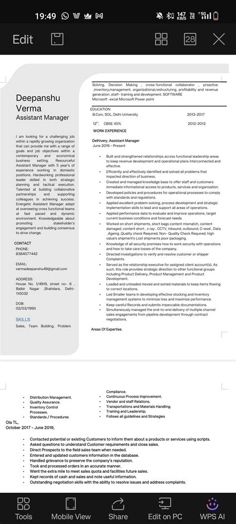 Deepanshu Verma On Linkedin Dear Hiring Team I Am Looking For A