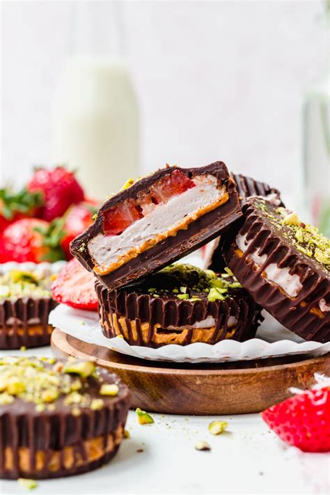 Chocolate Berry Froyo Cups Vegan Nourishing Amy