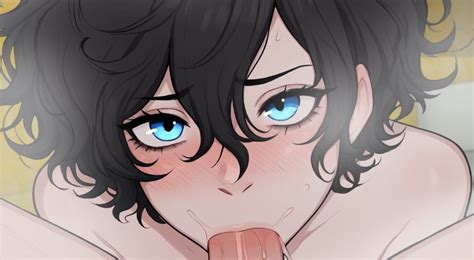 Rule 34 2boys Ai Assisted Ai Generated Blowjob Blowjob Face Blue Eyes