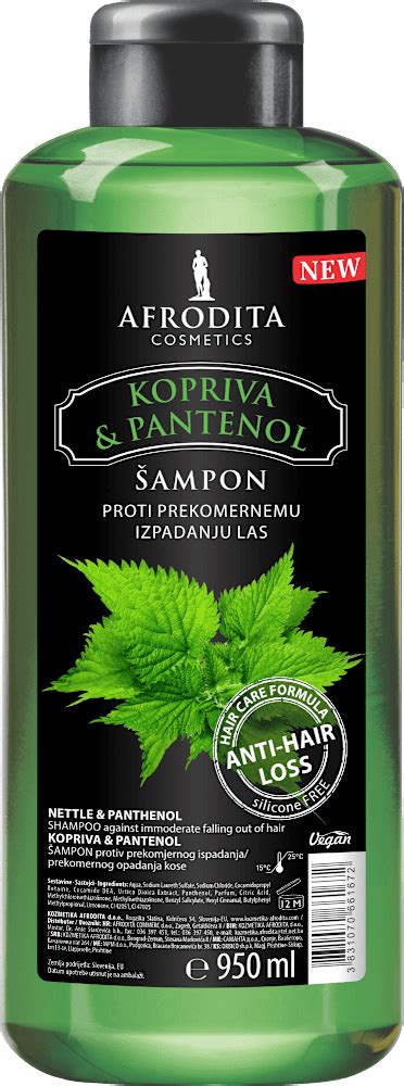 Afrodita Kopriva And Pantenol šampon Za Kosu 950ml Cjenoteka