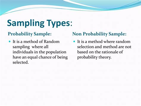Sampling Types And Meaning Ppt