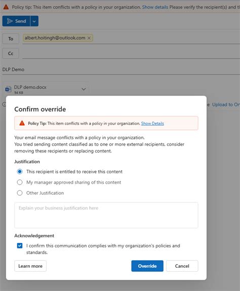 Custom Dlp Rule For Sensitivity Labels And Scan Before Send