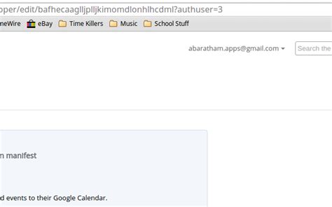 Cant Find Installed Manifestjson For Chrome Extension Stack Overflow