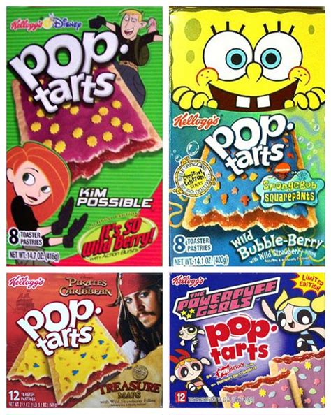 90s And 2000s Pop Tart Box Covers Powerpuff Girls Pop Tarts Cartoon