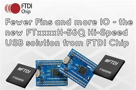 Ftdi Unveils Hi Speed Usb Interface Ics