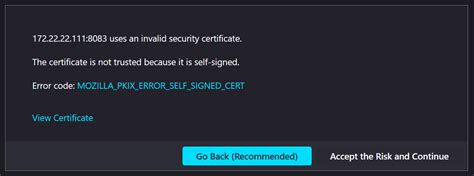 Chrome Trust Self Signed Certificate