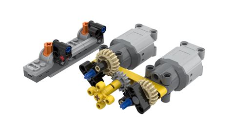 Lego Moc Power Function Switches Gearbox By 2in1 Rebrickable Build