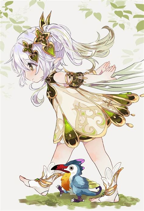 模仿娜希达あやい的纳西妲插画图片 Bobopic