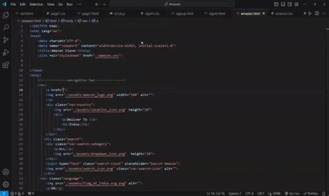 Praveen Anumula On Linkedin Amazonclonewebsite Html Css Javascript