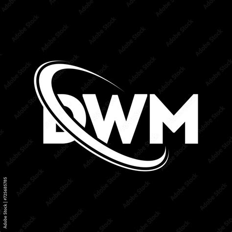 dwm logo dwm letter dwm letter logo design initials dwm logo linked with circle and uppercase