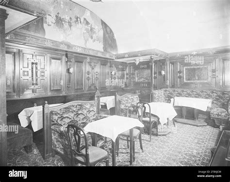 Unknown Viennese Cabaret Interior View Martin Gerlach Jr 1879 1944