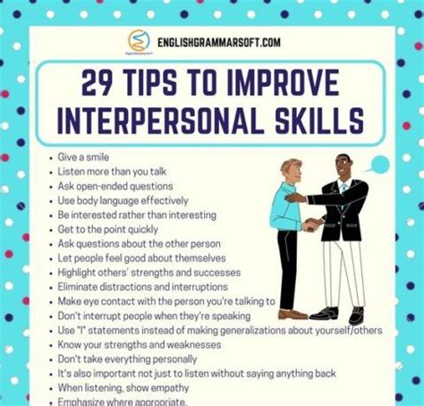 Simple Tips To Improve Interpersonal Skills E Learning Infographics