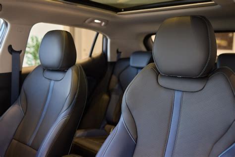 Premium Photo Car Back Seat With Headrest And Arm Rest A Comfortable Automotive Fixture