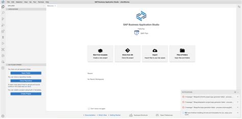 html5 react project not creating from template sap community