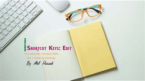 Concatenate Columns With Alt Enter By Formula Youtube