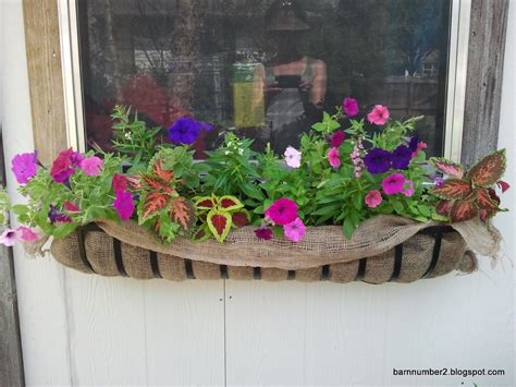 Fall Window Box Decor