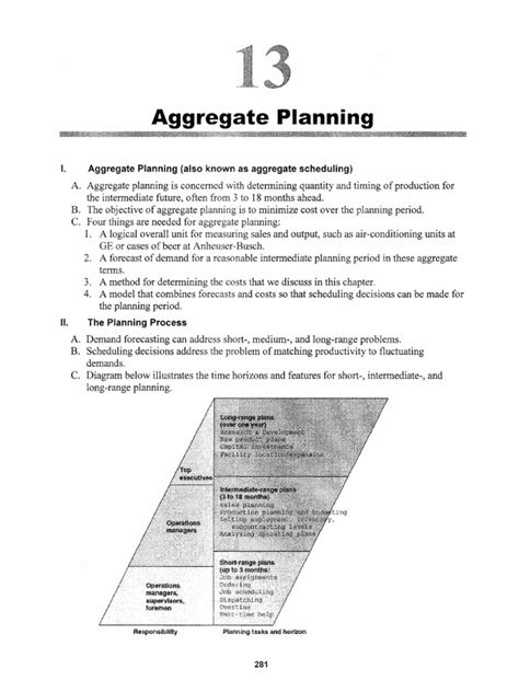 Ch13 Aggregate Planning Pdf