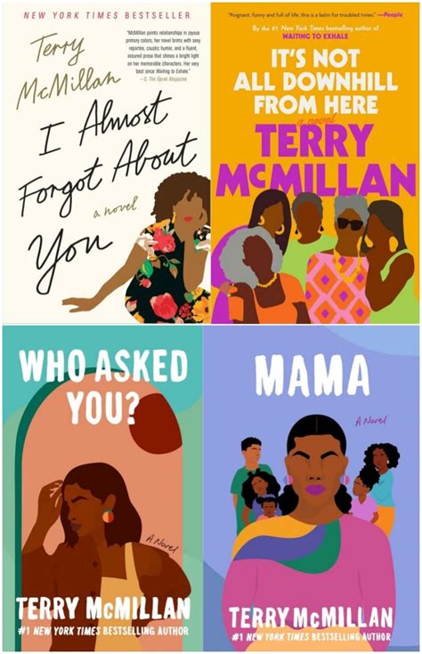 Terry Mcmillan Bestselling 4 Books Set I Almost Forgot About You It