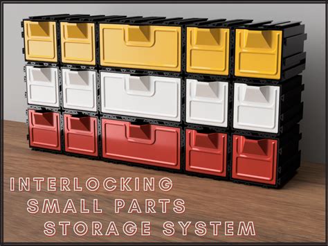 Interlocking Small Parts Storage System By Jamestheprinter Download